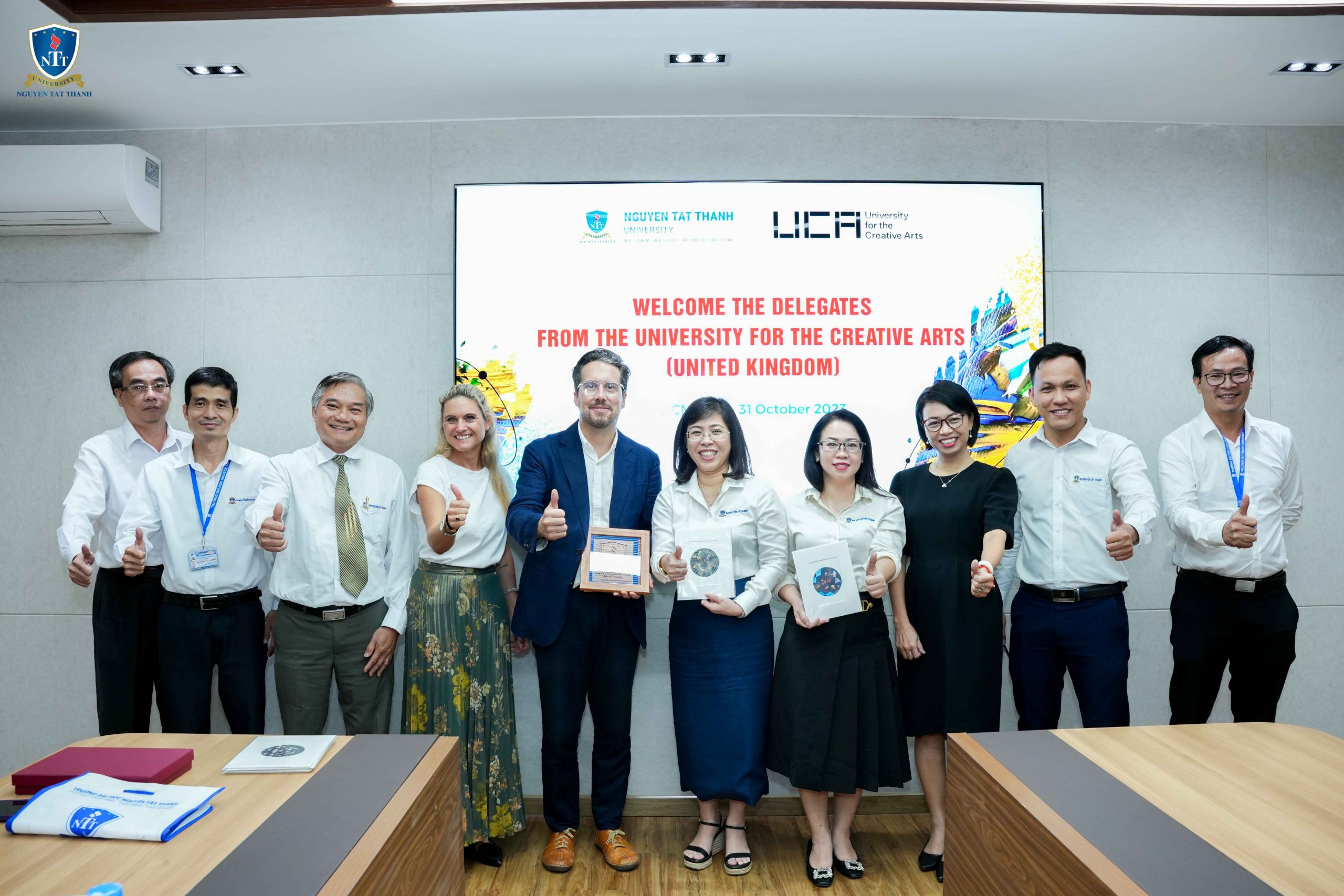 UNIVERSITY FOR THE CREATIVE ARTS (UK) VISITS NGUYEN TAT THANH ...