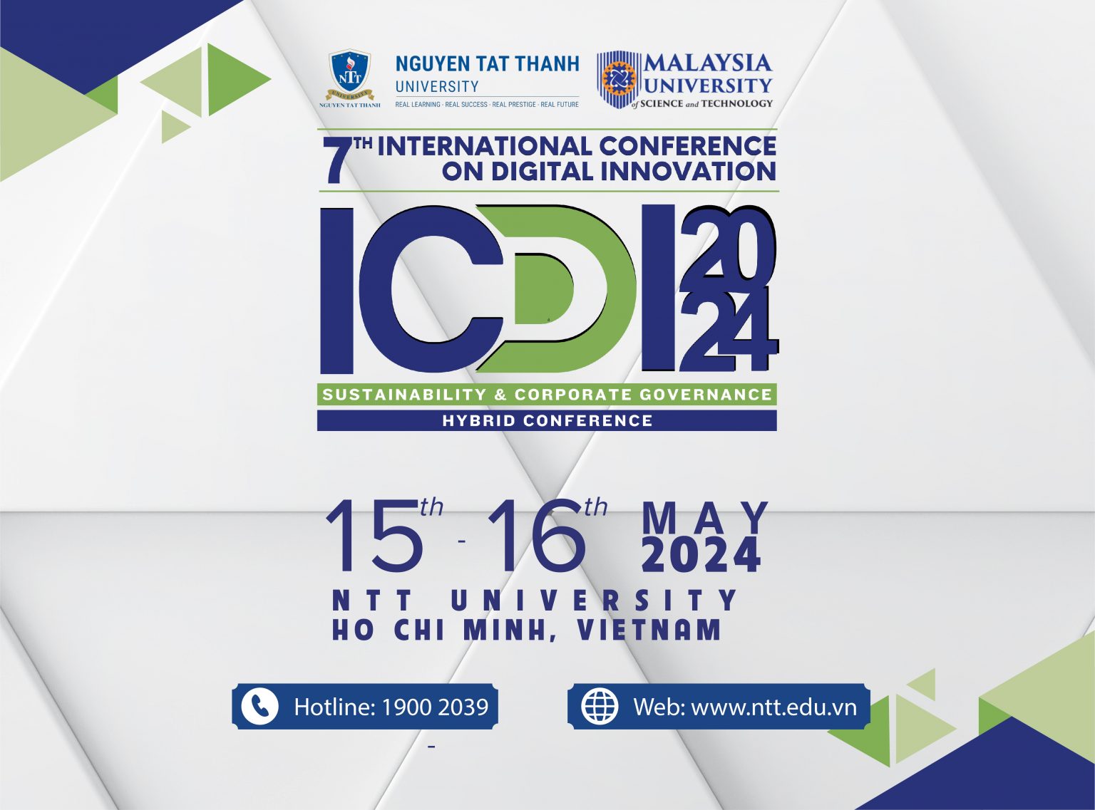 Hội thảo Khoa học Quốc tế "Quản trị công ty và phát triển bền vững" - ICDI 2024 - Đại học Nguyễn ...