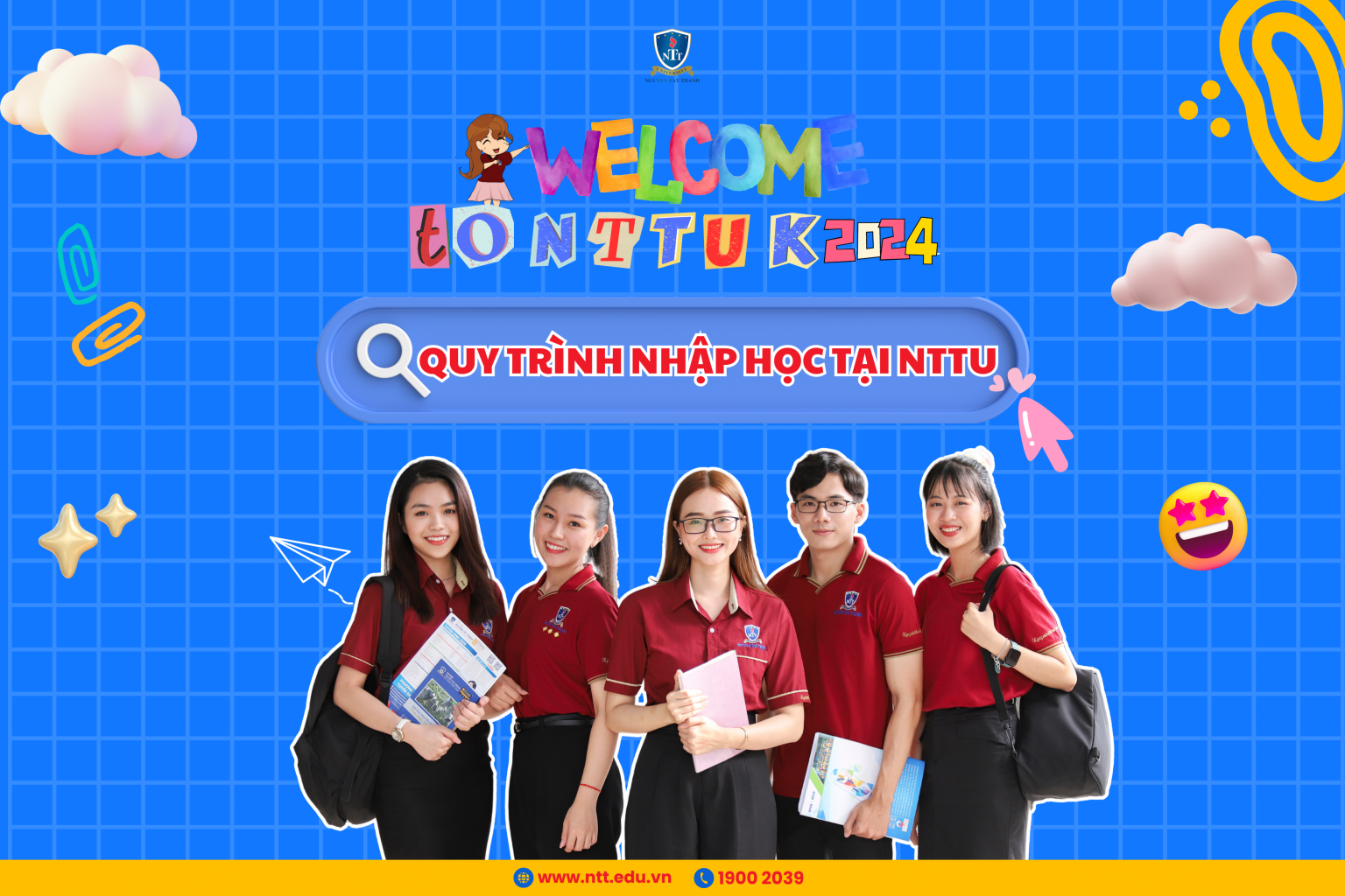 Quy trình nhập học "siêu rõ ràng" chào mừng "út cưng" K2024 về ngôi nhà ...