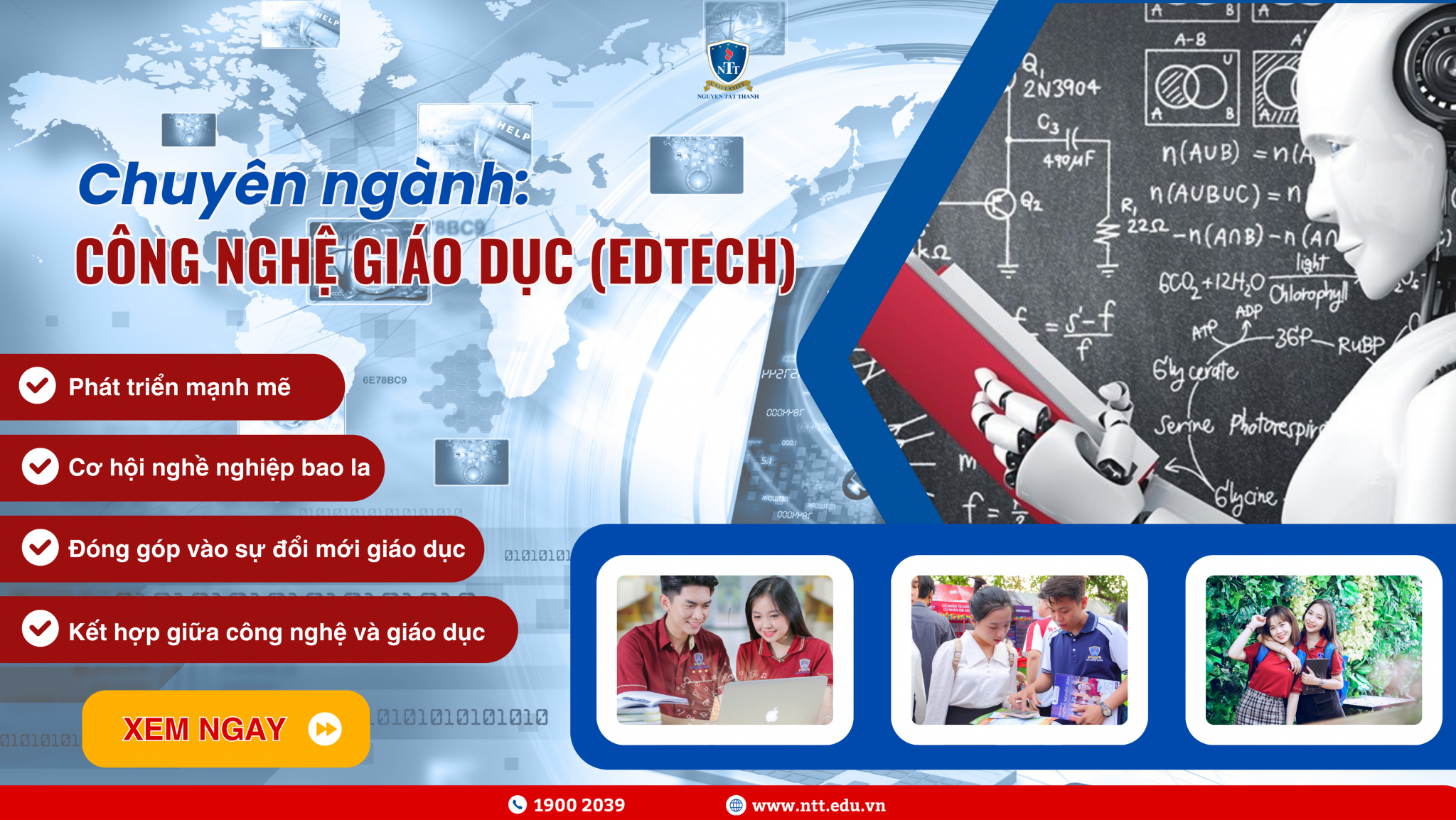 Công nghệ giáo dục (Edtech) – Xu hướng tương lai và cơ hội nghề nghiệp - Trường Đại học Nguyễn ...