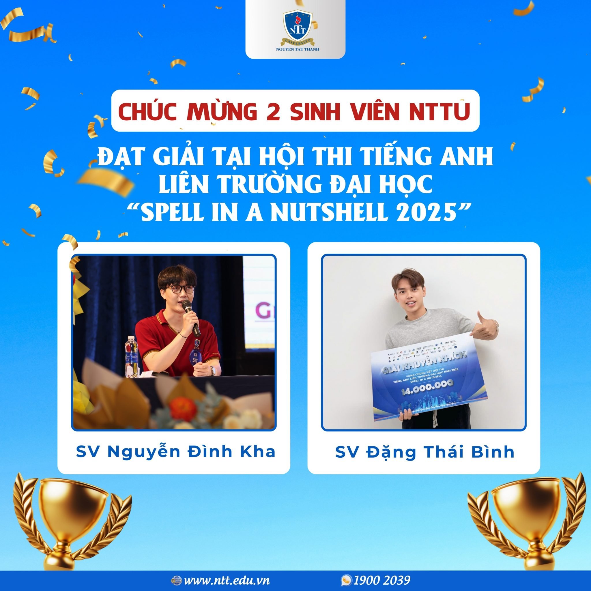 Vượt qua hơn 700 thí sinh, sinh viên NTTU khẳng định bản lĩnh tại hội ...