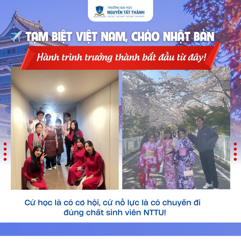 Từ giảng đường NTTU đến Nhật Bản: Sinh viên NTTU "xuất ngoại" thực tập ...